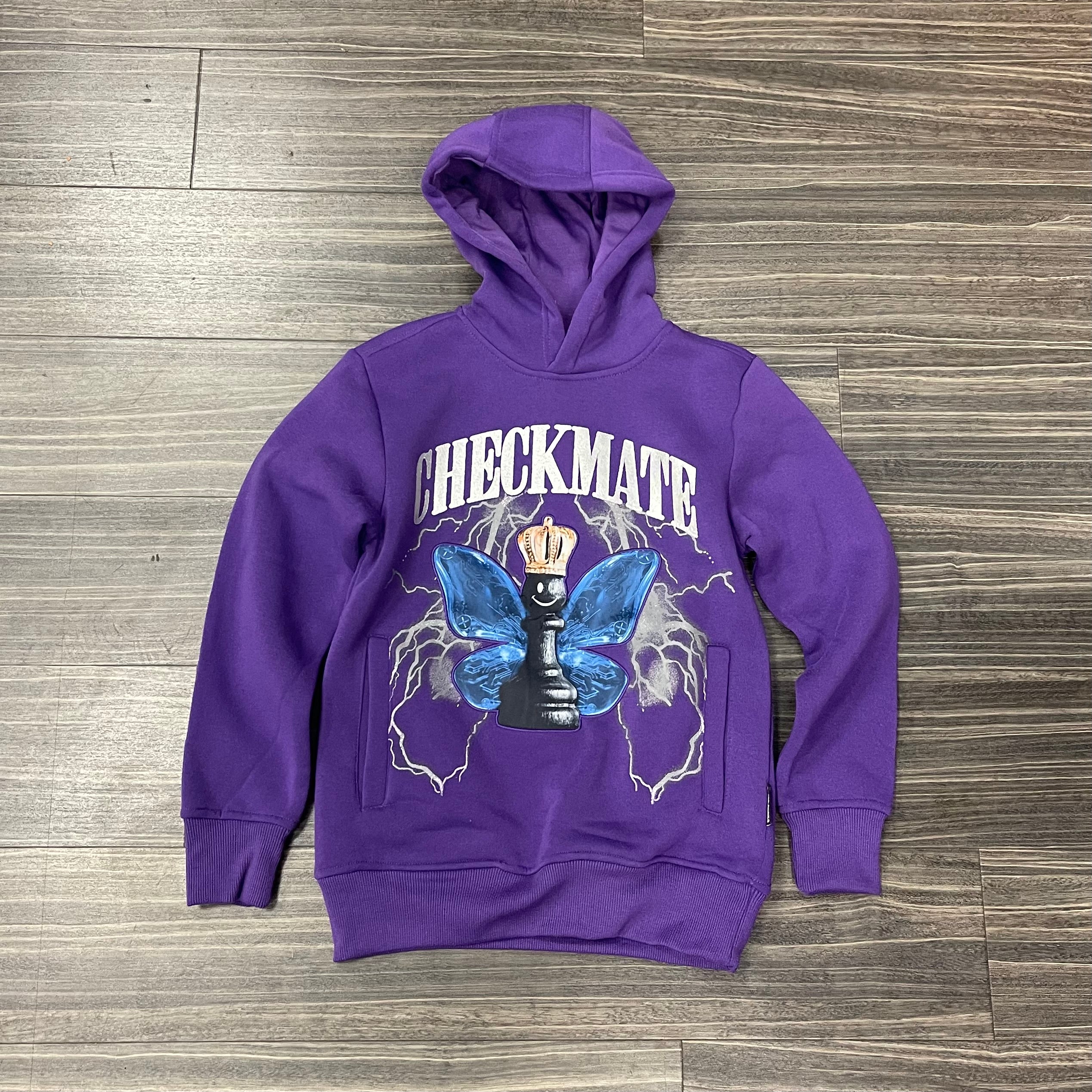 CheckMate Hoodie/Purple – Fashion Gods St. Louis